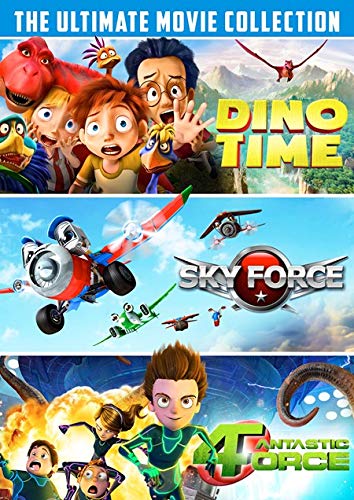 ULTIMATE ANIMATED MOVIE Collection DVD - DINO TIME - SKY FORCE DVD £2. ...