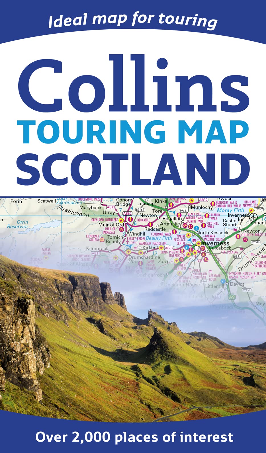 Scotland Touring Map 9780007545414 | eBay UK