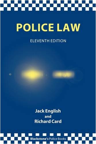 Police Law (Blackstone's Police Books) By Jack English, Richard ...