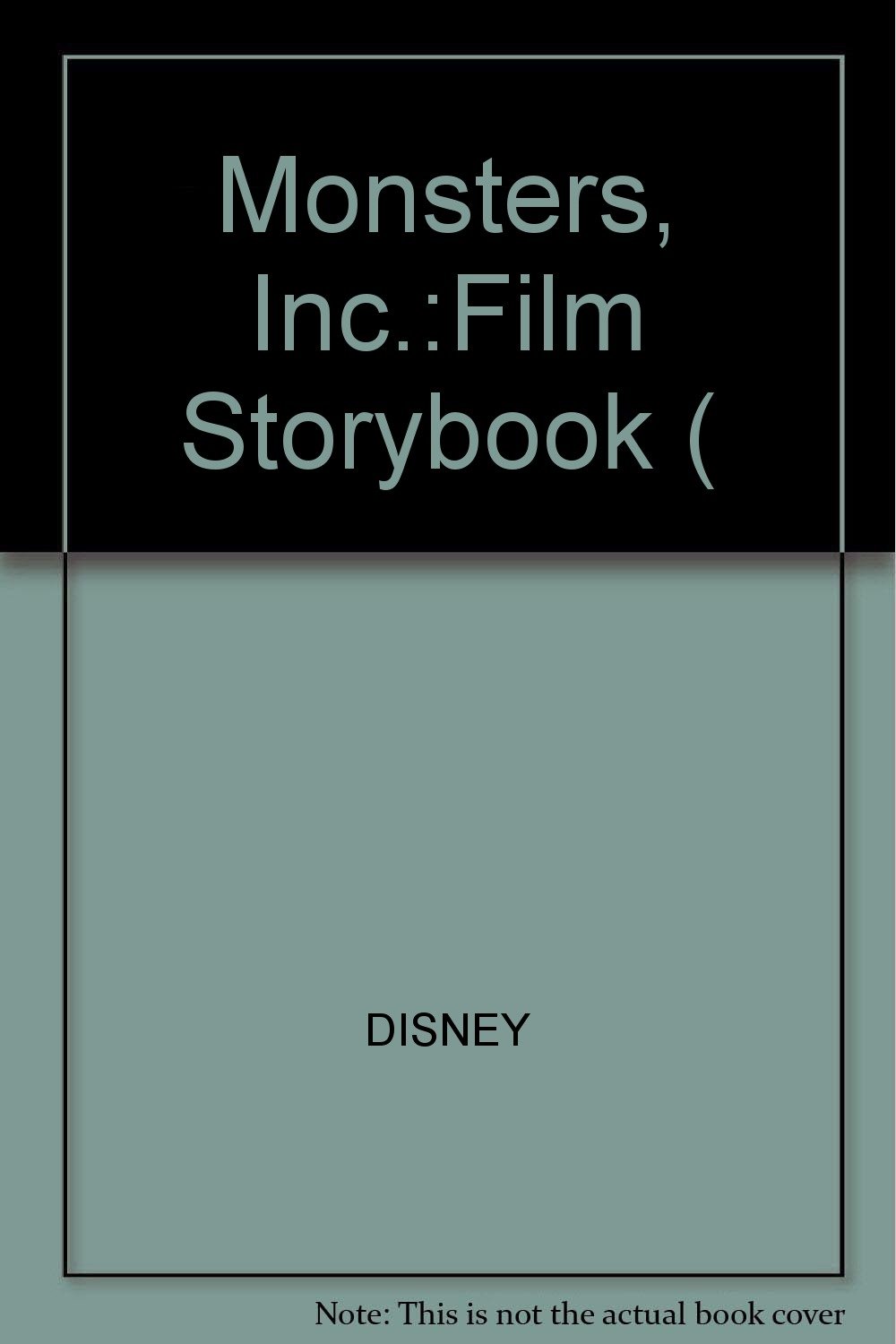 Monsters, Inc.:Film Storybook ( By DISNEY 721482368| eBay