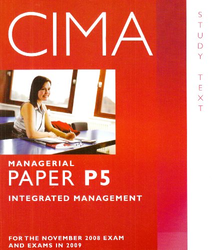 CIMA - P5: Integrated Management: Study Text By BPP Learning Media 9780751752885 | eBay UK
