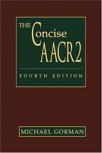 The Concise AACR2 By Michael Gorman 9780838935484 | eBay