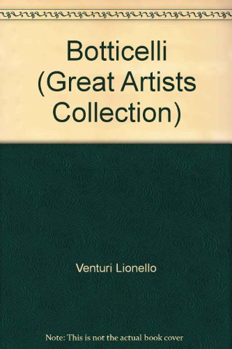 Botticelli (Great Artists Collection) By Venturi Lionello 852291043 | eBay