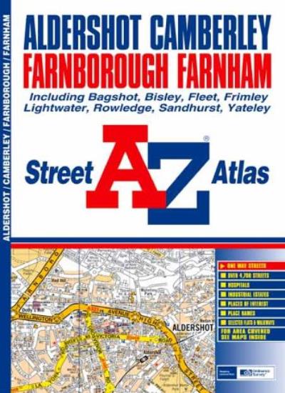 A-Z Aldershot Street Atlas (Street Maps & Atlases) By Geographers' A-Z ...